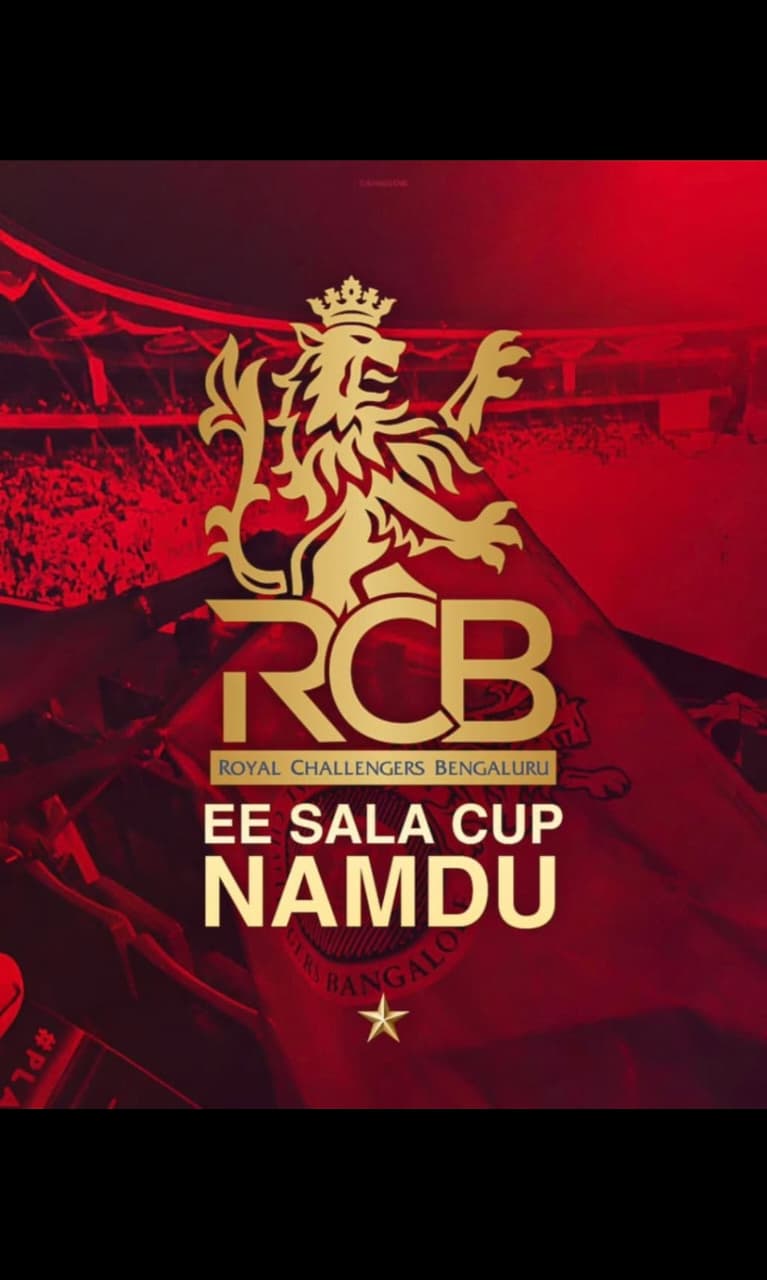 Congratulations RCB - Ee Sala Cup Namde
